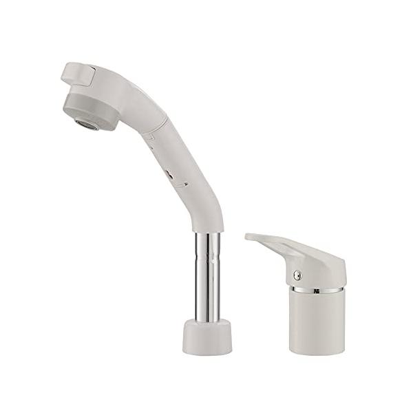 ※併売のため、在庫切れの際はご了承ください。発送委託により倉庫業者がお届けする場合がございます※【高品質】水栓の表面はホワイトの焼付塗装工芸、清潔感いっぱい！ノズル部分はABS樹脂、中身は良質な真鍮、耐腐食性と耐久性がアップ！【泡沫整流、シ...