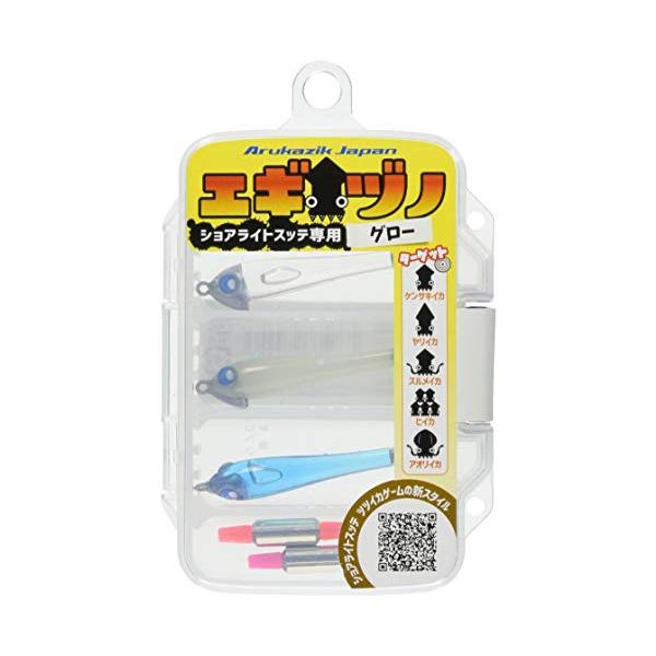 ※併売のため、在庫切れの際はご了承ください。発送委託により倉庫業者がお届けする場合がございます※規格：グローカラーの組み合わせ：即抱きグロー、クリアーシラス、ステルスイワシシンカー：スプリットシンカー3.ｇ+5.0ｇ（各1ヶ）エギヅノ3本+...