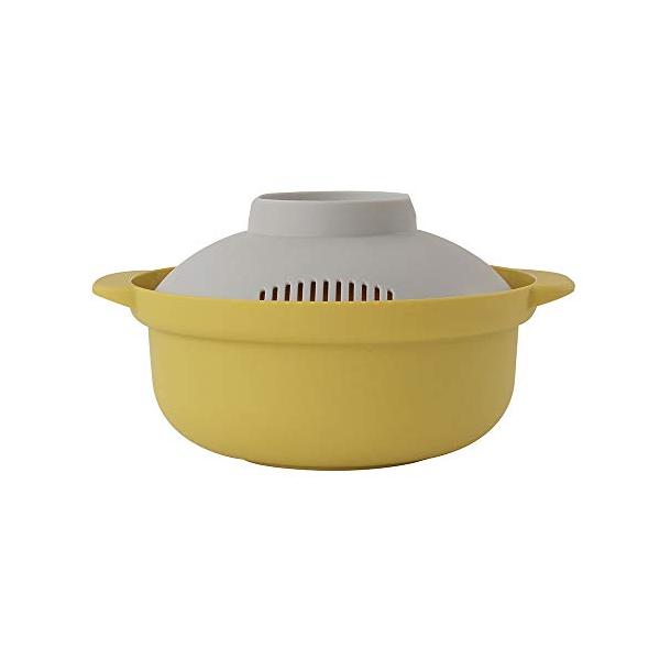 ※併売のため、在庫切れの際はご了承ください。発送委託により倉庫業者がお届けする場合がございます※サイズ(:約)幅 21.5×奥行き18.3×高さ×11.5cm重量(約): 136g材質:ポリプロピレン生産国:日本付属品:簡単レシピ食洗器使用可