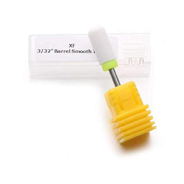 ※併売のため、在庫切れの際はご了承ください。発送委託により倉庫業者がお届けする場合がございます※【商品内容】 ネイルマシーン用 セラミック ビット XF エクストラファイン (ケース入り) 1個　+ ミニダストブラシ1点【形状】スムーストッ...