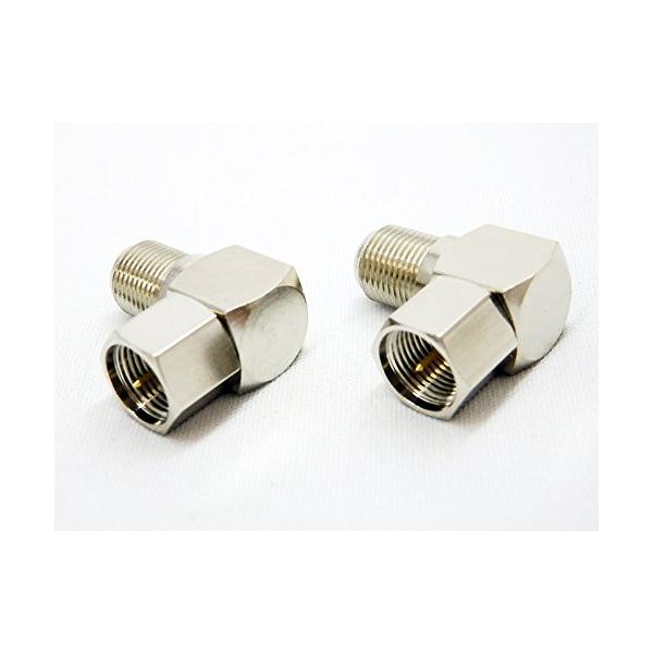 ※併売のため、在庫切れの際はご了承ください。発送委託により倉庫業者がお届けする場合がございます※対応放送 : 地上波デジタル、BSデジタル、CSデジタルF型端子(オス) - F型端子(メス)F型端子をL字型に変換するアダプタです。