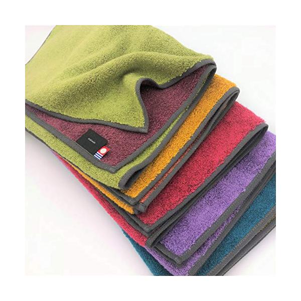 ※併売のため、在庫切れの際はご了承ください。発送委託により倉庫業者がお届けする場合がございます※＜5色のセットになります！＞サイズ：約34cm×85cm 素材：綿100％ 生産地：今治日本の伝統色をリバーシブルで取り入れたとても上品なタオル...