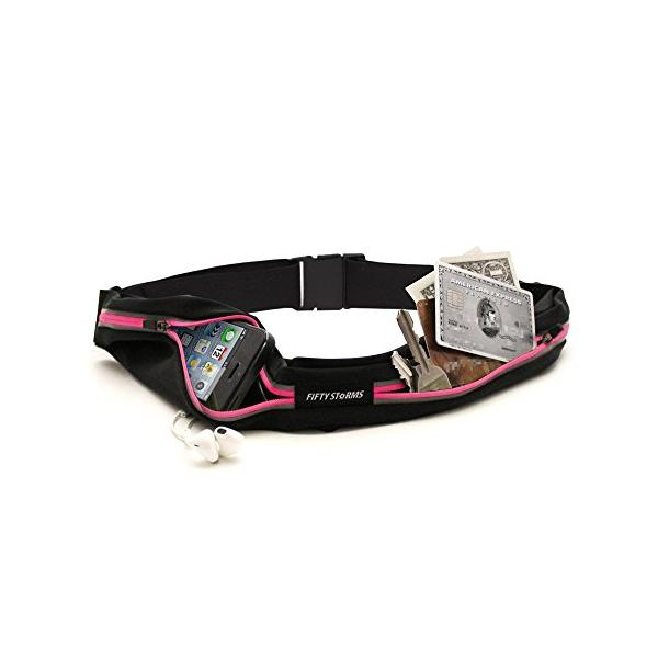 ※併売のため、在庫切れの際はご了承ください。発送委託により倉庫業者がお届けする場合がございます※たくさん収納が可能な伸縮素材を採用：FiftyStormsのランニングポーチは伸縮性が高く、かつ強い生地を採用しました。収納力はかなり高く、お手...