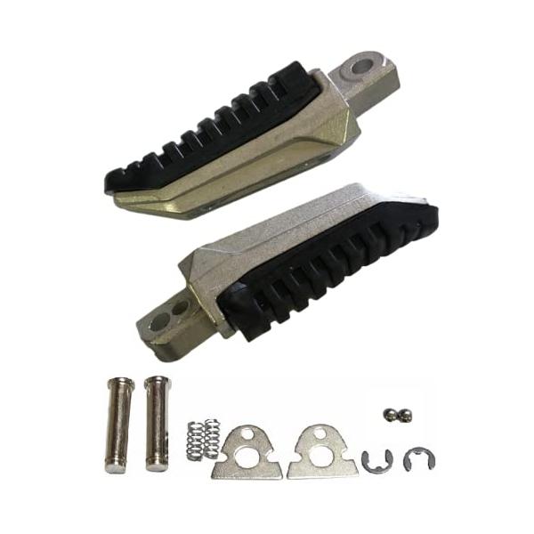 ※併売のため、在庫切れの際はご了承ください。発送委託により倉庫業者がお届けする場合がございます※リア用タンデムステップ穴径： 8mm材質： アルミニウム合金 / ゴム※汎用品でございます。PL保険加入済み商品。