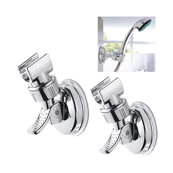 ※併売のため、在庫切れの際はご了承ください。発送委託により倉庫業者がお届けする場合がございます※【商品】取付簡単、吸盤で壁に取り付けるタイプのシャワーヘッド ２個セットです。【取り付け方法】 浴室の壁をよく拭くなどして、ホコリや汚れを落とし...