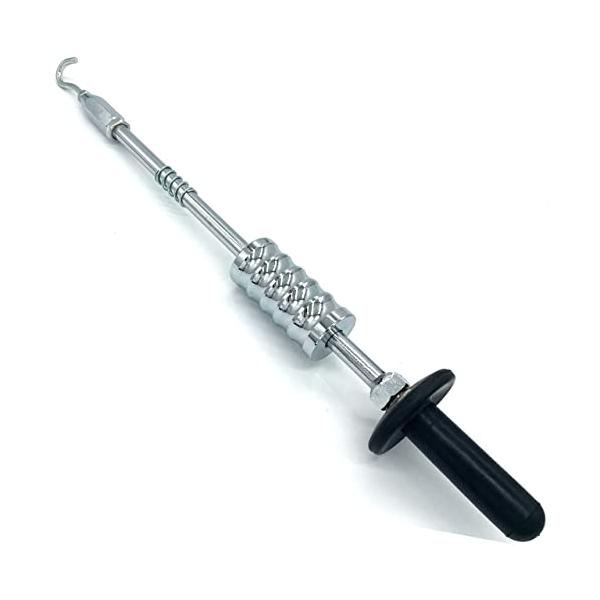 ※併売のため、在庫切れの際はご了承ください。発送委託により倉庫業者がお届けする場合がございます※板金加工等に使用可能なスライドハンマーになります。凹んだ車体に溶接したワッシャーを引き出すなど様々な場面で活躍します。金属凹みの修復の他に、ハブ...