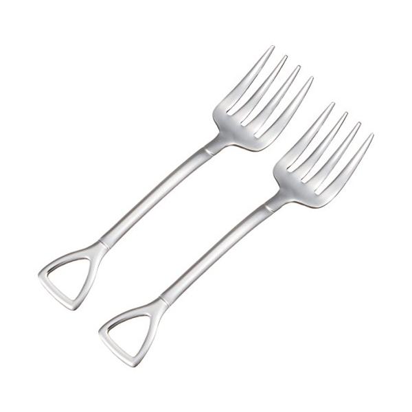 ※併売のため、在庫切れの際はご了承ください。発送委託により倉庫業者がお届けする場合がございます※本体サイズ:全長11.4cm 幅2.4cm 高さ1.4cm材質:ステンレススチールセット内容:フォーク 2本本体サイズ:全長114mm 幅24m...