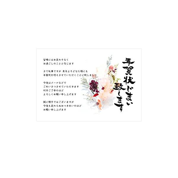 ※併売のため、在庫切れの際はご了承ください。発送委託により倉庫業者がお届けする場合がございます※年賀状をやめたい方、年賀状じまいはがきで丁寧なご挨拶を年賀状を辞めて今後はメールで連絡、という内容の文章が印刷されたハガキ今後は別の形でお付き合...