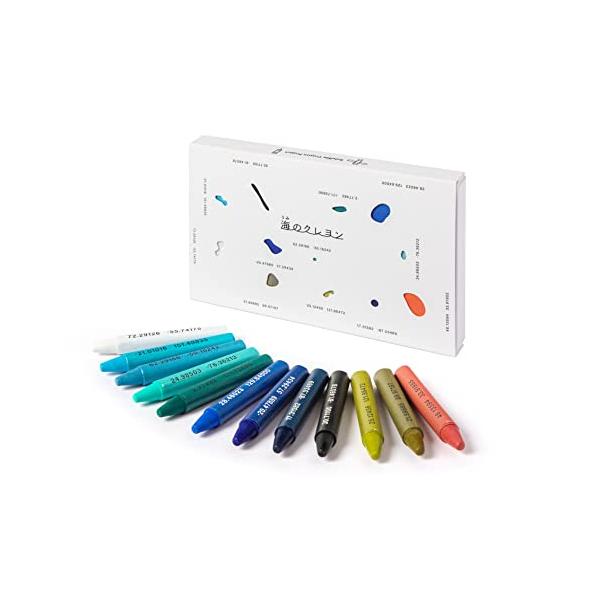 ※併売のため、在庫切れの際はご了承ください。発送委託により倉庫業者がお届けする場合がございます※宇宙から撮影した衛星写真にうつる地球の色から、クレヨンを作りました。 世界の海の衛星写真から選ばれた、名前はないが、理由はある色、12色。 地球...