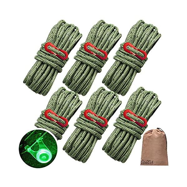 ※併売のため、在庫切れの際はご了承ください。発送委託により倉庫業者がお届けする場合がございます※＜サイズ＞ロープ：太さ5ｍｍ長さ4ｍ 自在金具：2.8ｇ＜材質＞ロープ：1500Dポリエステル 自在金具：アルミニウム＜反射材入り＞お洒落なデザ...