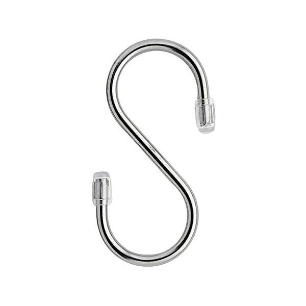 ※併売のため、在庫切れの際はご了承ください。発送委託により倉庫業者がお届けする場合がございます※サイズ:2.5×0.5×5.5cm内容量:12個入耐荷重:5kgサビに強いステンレス金具を使用したフック。収納に便利、スタンダードなS字状のフック。