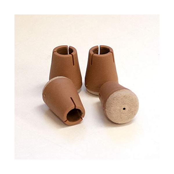 ※併売のため、在庫切れの際はご了承ください。発送委託により倉庫業者がお届けする場合がございます※色：薄茶(ベージュ)【当店限定カラー】材質：本体/エラストマー樹脂　底部/PETフェルト　座金/ステンレス椅子足対応サイズ：直径13〜17mm使...