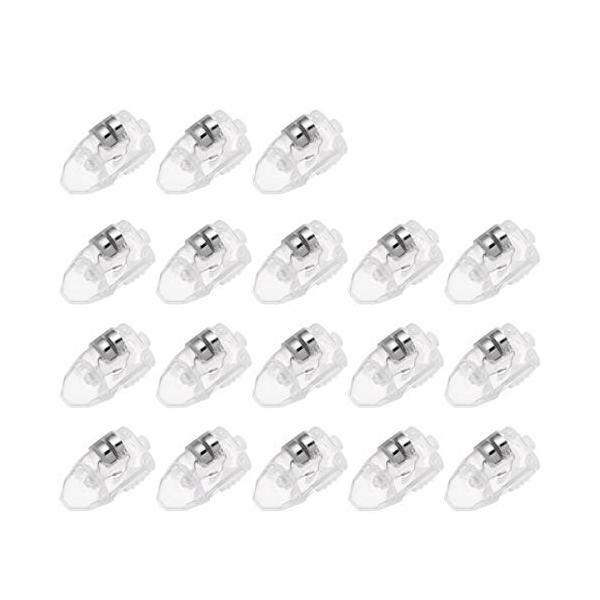 ※併売のため、在庫切れの際はご了承ください。発送委託により倉庫業者がお届けする場合がございます※【商品仕様】明るい色：白。 素材：プラスチック。【セット内容】サイズ：約3.5 x 1.5 x 1.5cm 。　３０枚セットです。【省エネ】点滅...