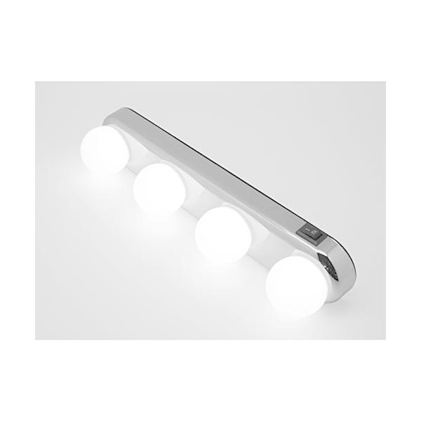 ※併売のため、在庫切れの際はご了承ください。発送委託により倉庫業者がお届けする場合がございます※サイズ：W304×H68×D60mm主材：ABS・リチウムイオン電池使用付属品：USBケーブル充電池使用時の連続点灯持続時間：約1時間（1日5分...