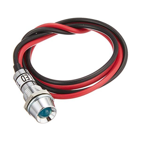 ※併売のため、在庫切れの際はご了承ください。発送委託により倉庫業者がお届けする場合がございます※色:ブルー取付け径9mm抵抗内蔵なのでそのまま12V電源で使用可能。ハンドル回りのカスタムに必要なLEDインジケーターをラインナップ。インジケー...