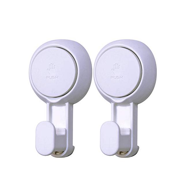 ※併売のため、在庫切れの際はご了承ください。発送委託により倉庫業者がお届けする場合がございます※サイズ：(約)6.5×4×11.5cm材質：本体=ABS樹脂、吸盤=TPR、ポリカーボネート耐荷重：約5ｋｇ生産国：中国特徴：プッシュで強力ロッ...