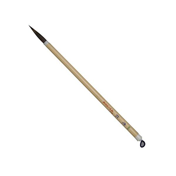 ※併売のため、在庫切れの際はご了承ください。発送委託により倉庫業者がお届けする場合がございます※穂径:7.5mm穂長:32.0mm穂先の主材料の構成:イタチ毛、ノブスマ毛軸の質外観:竹、両骨硬軟区分:中硬適合性:楷、行、草、かながき