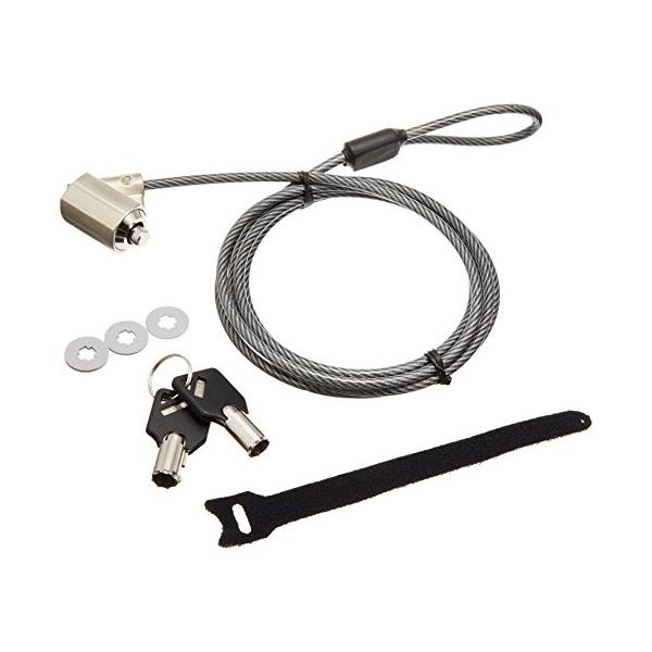 ※併売のため、在庫切れの際はご了承ください。発送委託により倉庫業者がお届けする場合がございます※セキュリティスロットにセットして、パソコンを盗難から守るセキュリティワイヤーロックです。対応スロットサイズ3×7mm※スロットサイズが対応してい...