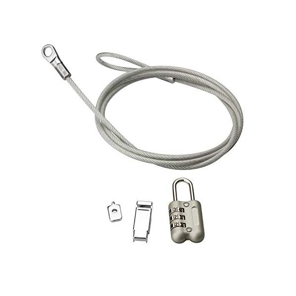 ※併売のため、在庫切れの際はご了承ください。発送委託により倉庫業者がお届けする場合がございます※使用しないコネクタを利用してパソコン本体を盗難から守ります。ワイヤー長さ:1.7mワイヤー太さ:3.8mmワイヤー材質:スチール+ソフトPVCコ...