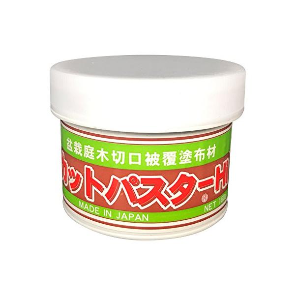 ※併売のため、在庫切れの際はご了承ください。発送委託により倉庫業者がお届けする場合がございます※雑木専用の切口被覆布材です。松柏用もございます。内容量は従来160gでしたが、仕様変更があり190gとなっております。切り口からの雨水・腐朽の進...