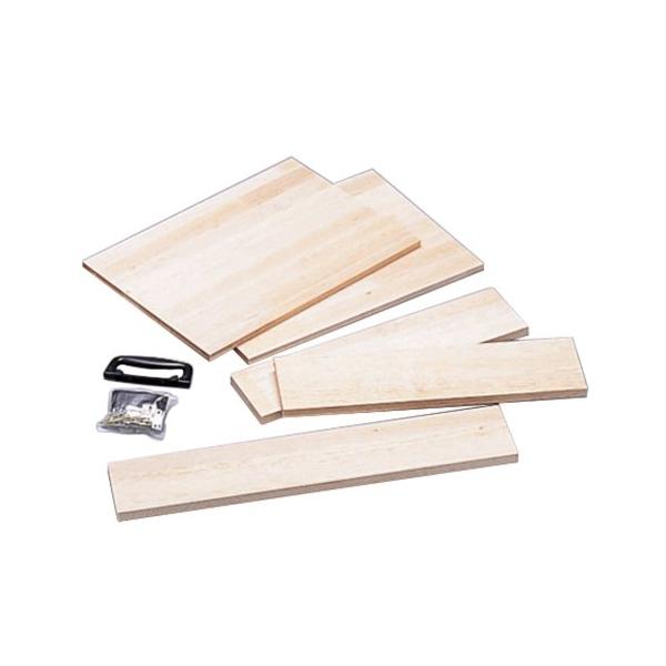 ※併売のため、在庫切れの際はご了承ください。発送委託により倉庫業者がお届けする場合がございます※セット内容:側板2種・3枚、脇板2枚、組立用金物一式製作時間(目安):約6~8時間部材寸法:板材/長さ360×幅85×厚さ12mm・長さ460×...