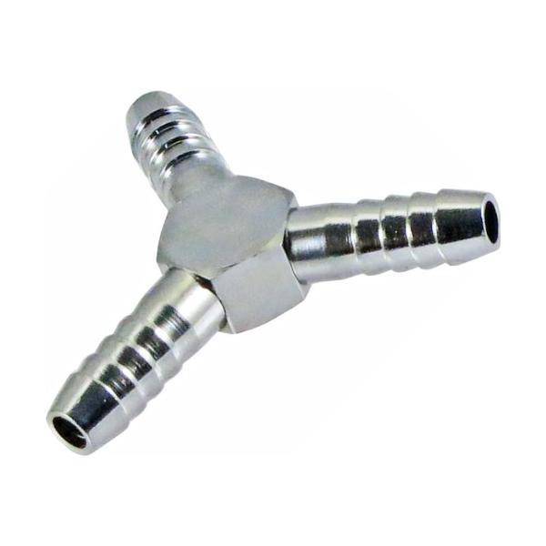 ※併売のため、在庫切れの際はご了承ください。発送委託により倉庫業者がお届けする場合がございます※適用ホース外径 11mm 3方使用最高圧力 1.0MPa材質:黄銅(真鍮) メッキ仕上げ用途:ホース同士の継手・エアーの分配に