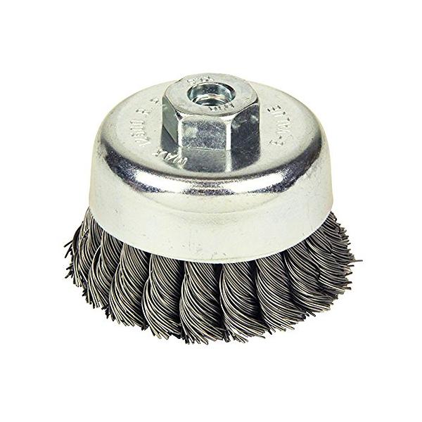 ※併売のため、在庫切れの際はご了承ください。発送委託により倉庫業者がお届けする場合がございます※外径:80mmネジ径:M10×P1.5線径:0.5mm最高回転数:12500min-1材質(ワイヤー):硬鋼線