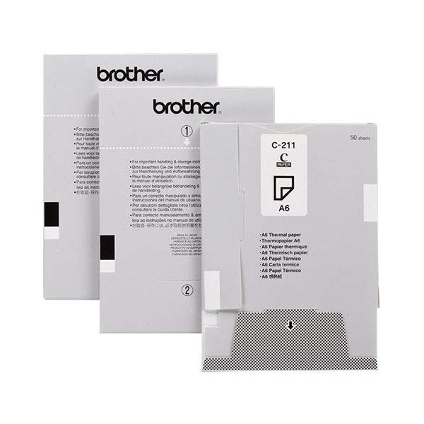 ※併売のため、在庫切れの際はご了承ください。発送委託により倉庫業者がお届けする場合がございます※brother MPrint用ペーパーカセット感熱紙 C-211 20個入り