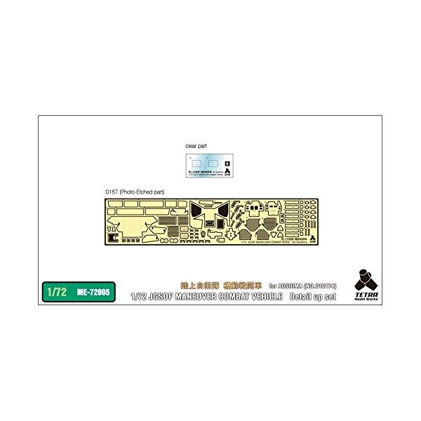 ※併売のため、在庫切れの際はご了承ください。発送委託により倉庫業者がお届けする場合がございます※1/72スケール、テトラモデル社製AFV用エッチングパーツセット。A社製「陸上自衛隊 機動戦闘車 (プロトタイプ)」用1両分入。組み立て、塗装が...