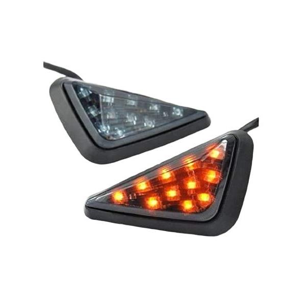 ※併売のため、在庫切れの際はご了承ください。発送委託により倉庫業者がお届けする場合がございます※バイク汎用FLUXLEDウィンカー左右セットです。クリアレンズ採用の11SMDLED×2 計22連球です。車体にキズを付けない様に保護ゴム使用で...