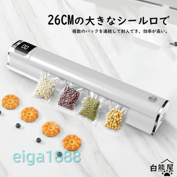 真空パック機 真空パック器 真空パック 袋100枚付き 家庭用 業務用 フードセーバー 小型 キッチン 60Kpa 強力 乾湿兼用 シーラー