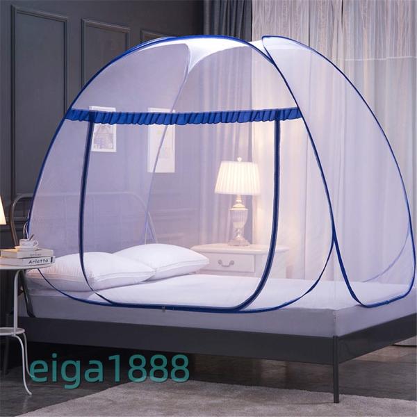 【高密度のメッシュ＆夜光ファスナー】網目が細かいので、嫌な蚊、虫をきっちんとガードします。線香と薬剤を使う必要なし、肌や体に影響なくて、子供と赤ちゃんに最適です。夜光ファスナー付き、夜にも使いやすいです。【大空間デザイン、通気に優れる】　展...