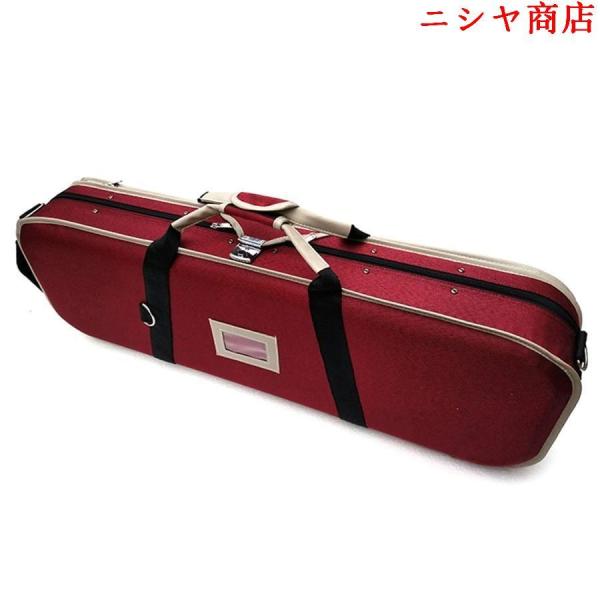【丈夫なシェル素材】：バイオリンケースは丈夫で防水性があり、収納や持ち運びが簡単で、バイオリンをダメージから守ります。【持ち運びに便利】：バイオリンケースは軽量で、楽器を守りながら持ち運びに便利です。ダブルストラップでケースをバックパックに...