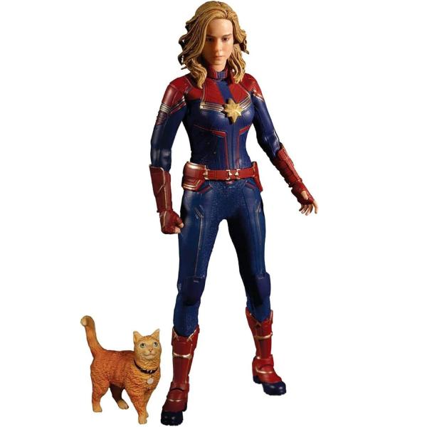 ■メーカー：MEZCO TOYZ■商品分類：1/12スケール アクションフィギュア■映画：『キャプテン・マーベル』■キャラクター：キャプテン・マーベル/キャロル・ダンヴァース■サイズ：全高:約160mm■付属品：差替え用ヘッドパーツ×2／差...