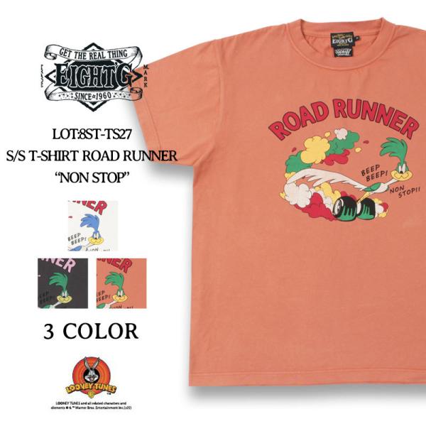 エイトジーのTシャツシリーズに、アメリカの人気アニメーション「ルーニーテューンズ」とのコラボアイテムが仲間入り！劇中の人気キャラクター、ロードランナーを主役に描き上げた、アメコミタッチなデザインが楽しめます。砂煙を巻き上げながら走るのは世界...