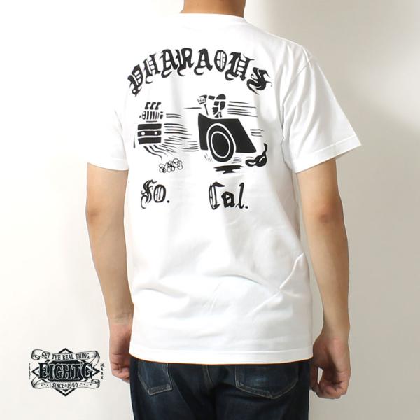 遊び心のあるデザインが目をひく、エイトジーのプリントTシャツ。着心地のよい綿100%の丸胴ボディなど、品質にも拘っているため、Tシャツの魅力が隅々まで楽しめます。程良い余裕を持たせたシルエットが、夏の一枚着にもぴったりの仕上がりです。196...