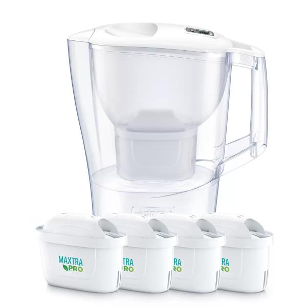 冷蔵庫に入るスリムなデザイン。お得なカートリッジ4個入り。注いだ水の量が見えるクリアファンネル。液晶メモがカートリッジ交換時期をお知らせ。カートリッジ1個で150Lの水をろ過。1日5.3L使用の場合、4週間使用可能。ろ過水容量1.25?（全...