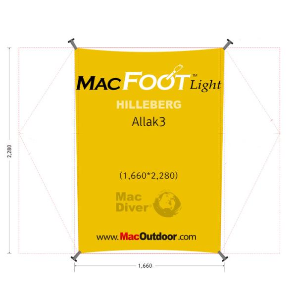 商品名 : Hilleberg ヒルバーグ アラック3 専用 インナー用 グランドシート ハイクオリティ Macoutdoor Mac foot lightカラー : YellowJAN code : 4582514105311メーカー :...