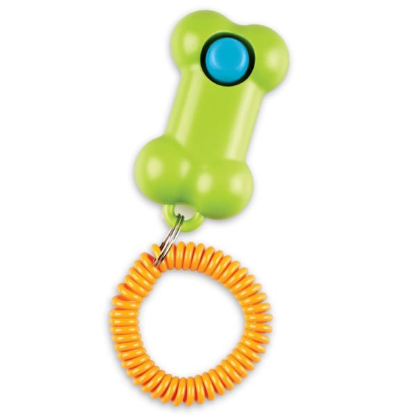 「カチッとごほうびクリッカー ボーン(Smarty Pooch Training Clicker - Bone)」は、ボタンをカチッ！っと押すだけ！ご褒美タイムを知らせるトレーニングクリッカーです。ボタンを押すと、独特の「カチッ」というクリ...
