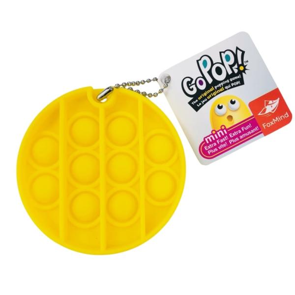 交互にバブルを押して、相手に最後を押させれば勝ち！キーホルダーにもなるコンパクトサイズのGo pop miniは、どこでも遊べる対戦ゲーム。ポコポコ押してストレス発散にも最適！硬めの高品質シリコン素材で、押し心地抜群。くり返し遊べるシンプル...