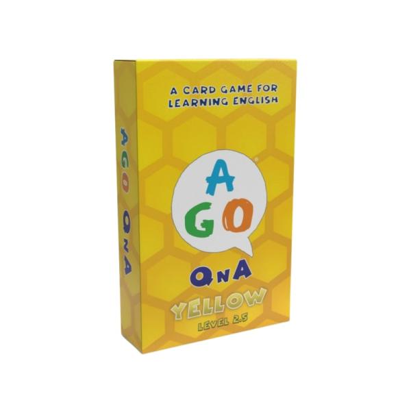 AGO Q&amp;A Yellowは、助動詞 can や進行形等を使った実用的な会話形式の質問で、遊びながら楽しく英語を学びます。イラスト付き36枚の質問カードで簡単な文法と単語を練習し、18枚のアクションカードでさらにゲームを盛り上げま...