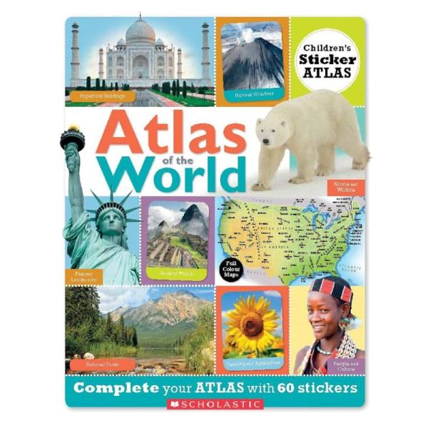 Scholastic (スカラスティック) の "Atlas of the World" は、世界の名所について英語で学べる図鑑です。写真を見ながら、英語で楽しく学習しましょう。フルカラー印刷で、写真がたくさん！カラフルなページは目でも楽し...