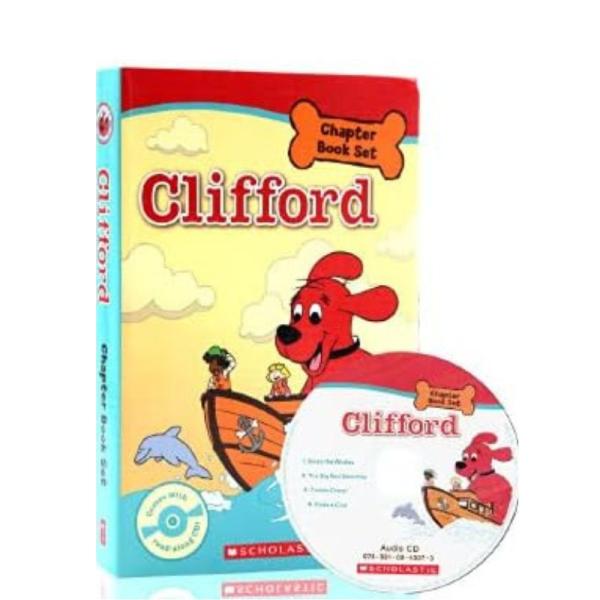 スカラスティック(Scholastic)のおおきいあかい犬 クリフォード(The Big Red Dog Clifford)シリーズから、クリフォードが探偵になるまでを描いた楽しい物語のチャプターブックセット(Chapter Book Se...