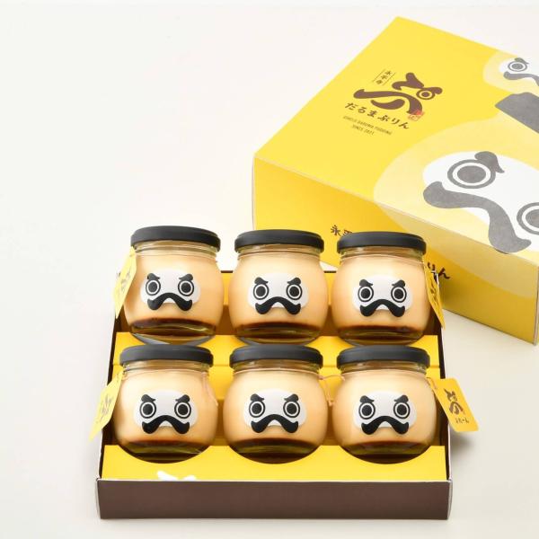 商品名/だるまぷりん（ぷれーん）6個入＜冷蔵＞セット内容/だるまぷりん　ぷれーん(80ｇ)×6個原材料/ぷれーん：牛乳(福井県製造)、生クリーム、卵黄(卵を含む)、砂糖、卵白、バニラビーンズ賞味期限/発送日を含む４日間消費期限に関わらず、な...