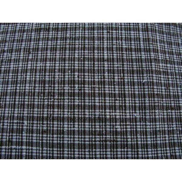 【発売日：2024年04月13日】４月２０日値引き  220丈は欄間丈ですブラウン色とアイボリー格子　　白い壁に合います☆生地のぽつぽつがありますがキズではありませんアクリル１００％　水洗いOK薄手生地夏向き　ヒダ山２どのサイズを選んでも良...