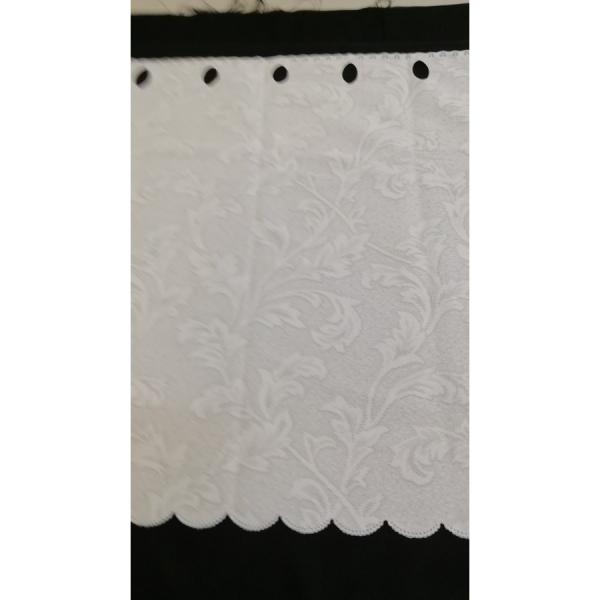 【発売日：2024年11月25日】幅広い１９０　　１５０から１００サイズお勧めですあと1枚　に付き　　￥２４８０を　　￥１９８0燃えにくい加工を施した商品です。王朝柄　　水洗OKミラー　既製カフェカーテン色　アイボリーサイズ・容量     ...