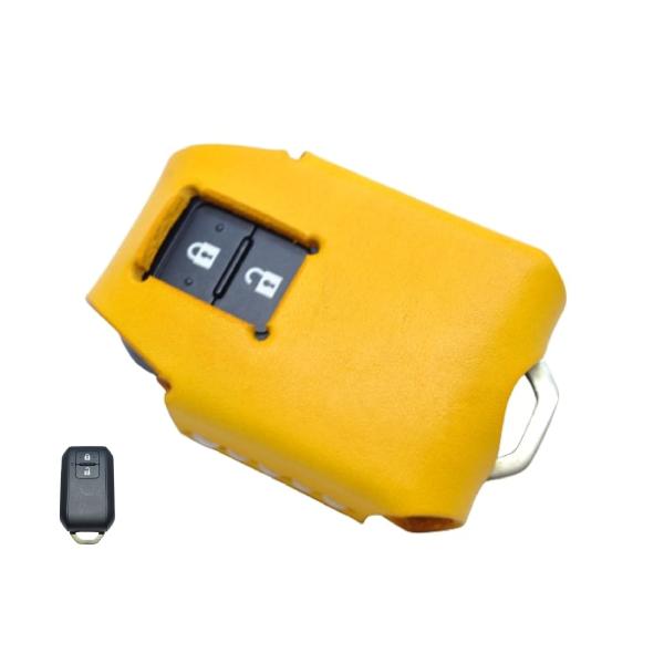 状態：新品数量：１個（ケース以外は見本です）対応機種：スズキ　新型ジムニー/シエラ素材：姫路産レザー100％(国産牛Aランク)製造国：日本製この商品の特徴はバネホックタイプの開閉式となっておりますので、よりケースからキーへのアクセスが容易に...