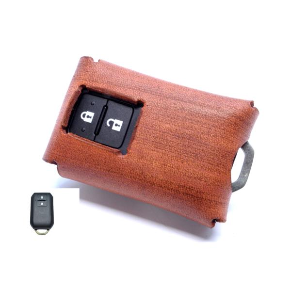 対応車種：スズキ　新型ジムニー 状態：新品 生産国：日本（Einfach製作所） 素材：姫路産レザー100％（国産牛） 数量：１個（リモコンは見本です） 初のシームレスタイプのスマートキーケースになります。革の厚みを薄く設定し手になじみやす...