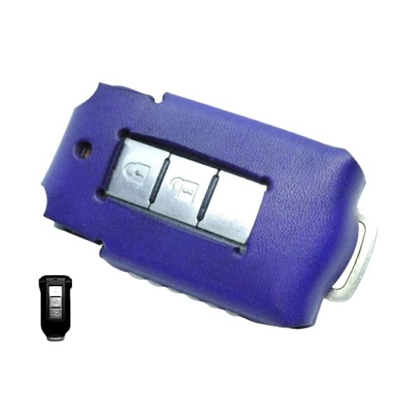 機種：三菱ekスペース/日産デイズルークス 状態：新品(開閉はバネホック) 生産国：日本製素材：国産牛Ａランク　姫路産レザー100％ 数量：1個（リモコンキーは見本です） 工法：手縫い/ハンドカット/手染めEinfach製作所（アインファセ...