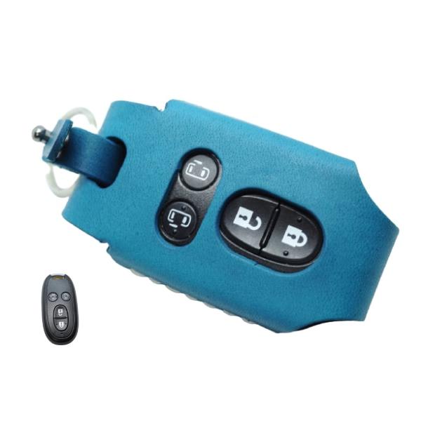 メイン素材: レザー    対応車種：スズキ　三菱　エブリィその他　3/4ボタン共用　※画像より対応キーを確認してください。    状態：新品　国産（Einfach製）    素材：姫路産レザー　Aランク〜国産牛ヌメ革    数量：1個　ケ...